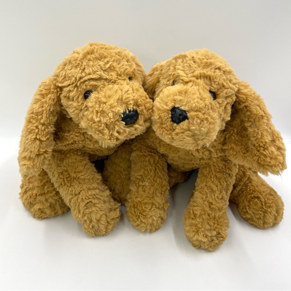 Toys | Gund Muttsy Puppy Dog Plush Golden Retriever 13 Lot Of 2 | Poshmark